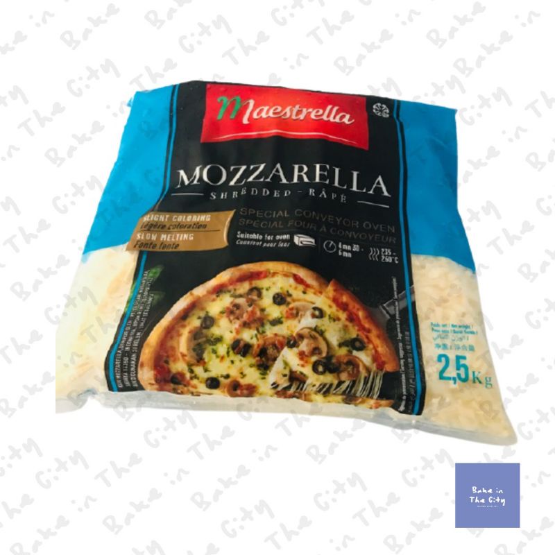 Jual Keju Mozzarella Shredded Maestrella - Repack 100g | Gojek or Grab ...
