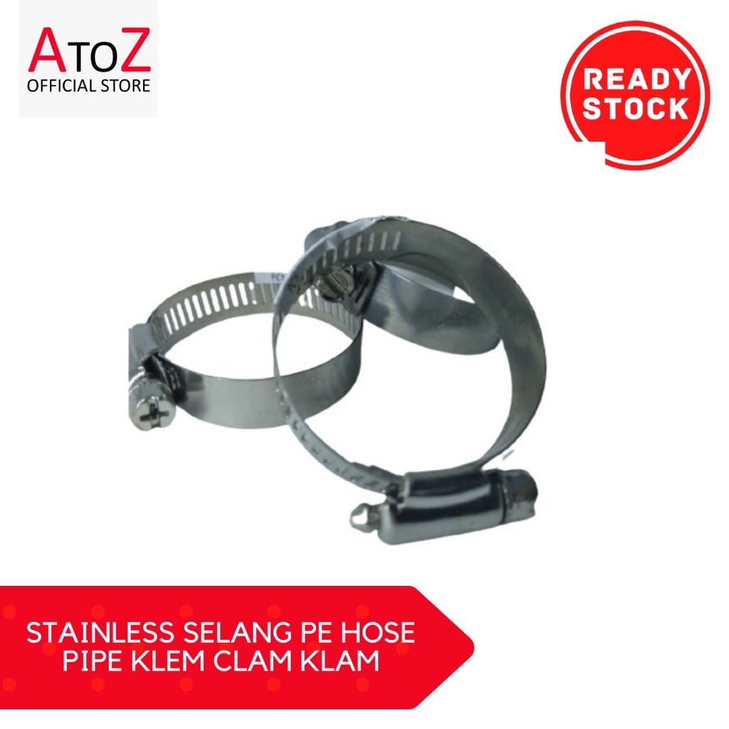 Jual KLAM SELANG PLAT 1 3/4 INCH - Hose Clamp - STAINLESS SELANG PE ...