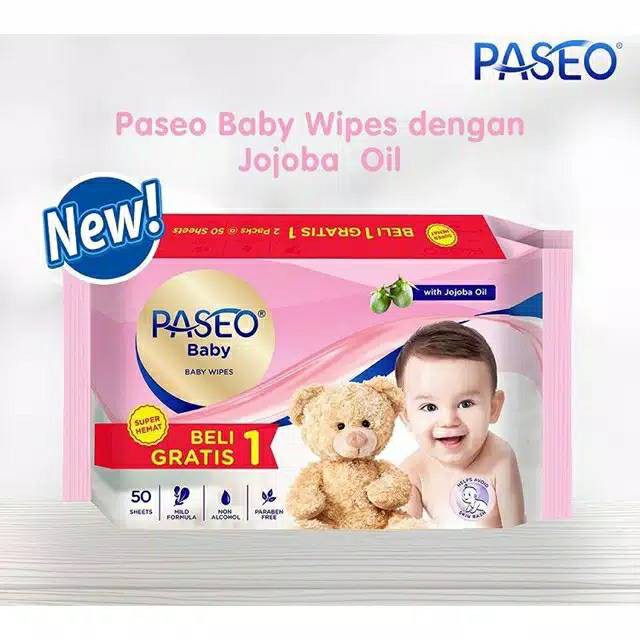 Jual Tissue Paseo Baby Pure Soft 130 Sheet 3 Ply - Tissue Kering ...