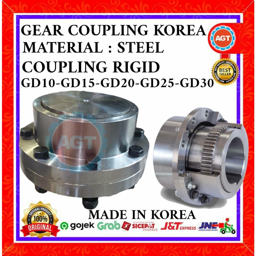 Jual GEAR COUPLING GD-25 MAX.BORE 78mm GEAR COUPLING - KOREA | Shopee ...