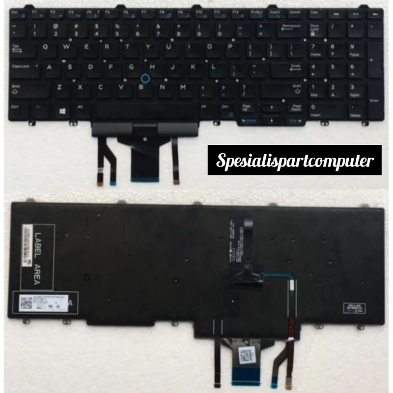 Jual Keyboard Dell Latitude E5550 E5570 Precision 7710 7510 3510 ...