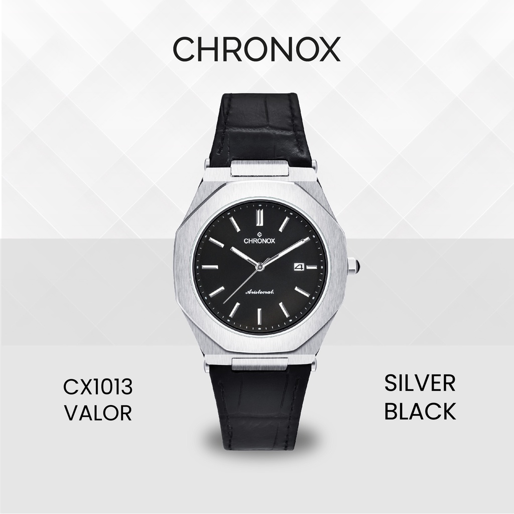 Jual CHRONOX Jam Tangan Pria Kulit Analog - CX1013 VALOR | Shopee Indonesia