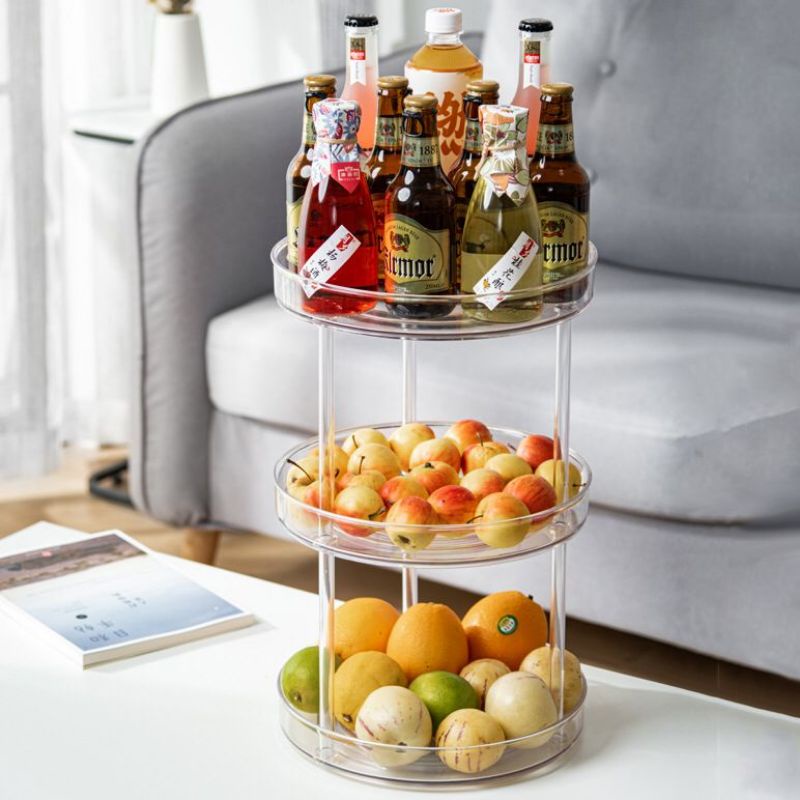 Jual [ME] Rak Putar 3 Tingkat / Rak Kosmetik / Rak Bumbu Dapur ...