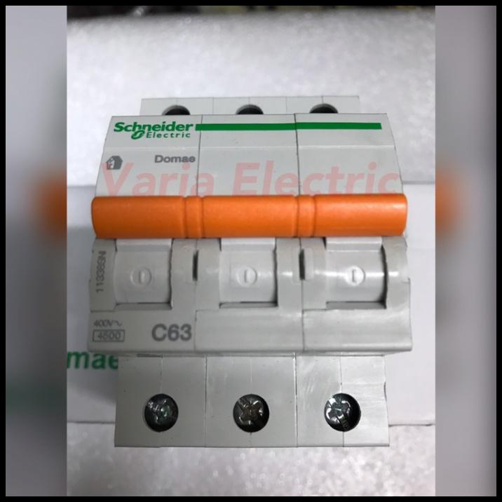 Jual Mcb Schneider Domae 3 Phase / 50/63 Ampere / 50A/63A (Sni ...