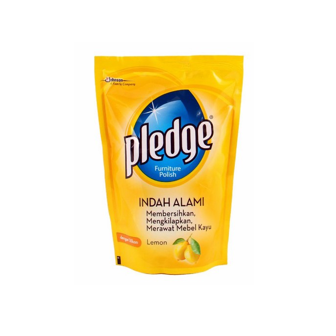 Jual Pembersih Mebel Kayu | PLEDGE Furniture Polish Refill Pouch 450 mL ...