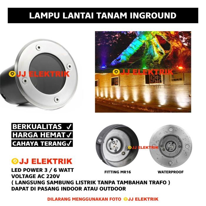 Jual Lampu | Lampu Lantai Tanam Led Sorot Waterproof Uplight Floor ...