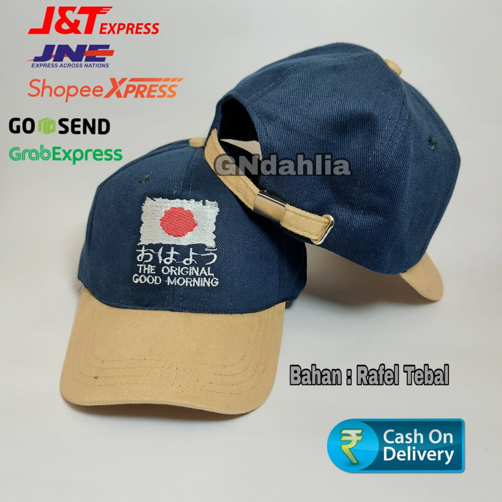 Jual Topi bendara jepang distro Ori topi pria wanita topi baseball topi ...