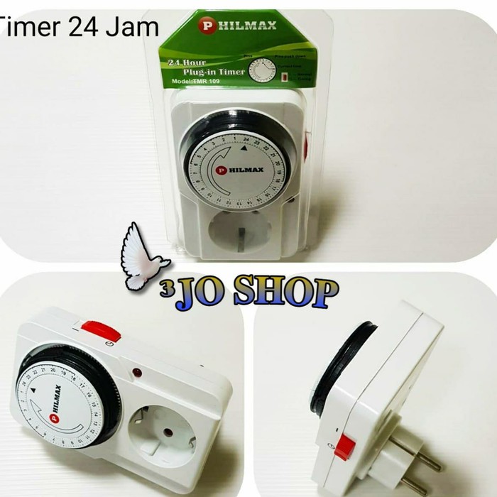 Jual [SIAP KIRIM] Saklar Timer 24 Jam/Stop Kontak Timer/Stop Kontak ...