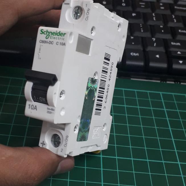 Jual MCB C60H DC 1P 10A 16A 20A 25A 32A 63A Schneider electric | Shopee ...