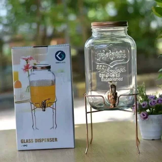 Jual Dispenser kaca kim glass 4 liter | Shopee Indonesia