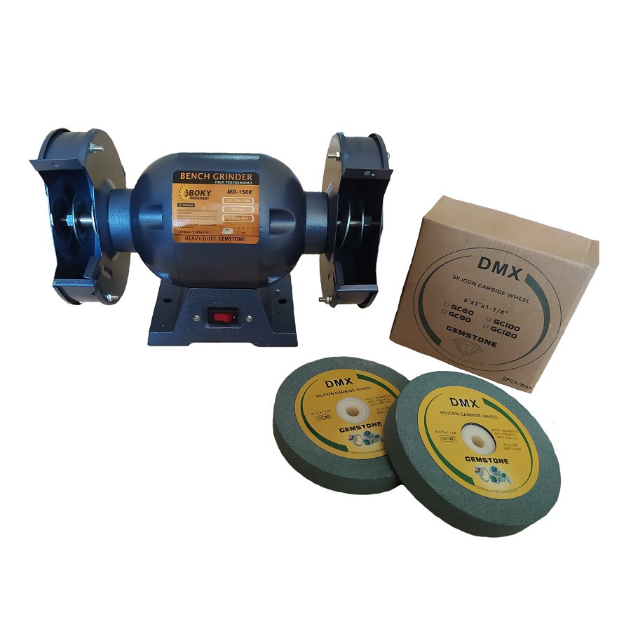 Jual Mesin Gerinda Duduk 6 inch Boky BODY BESAR Benz Bench Grinder ...