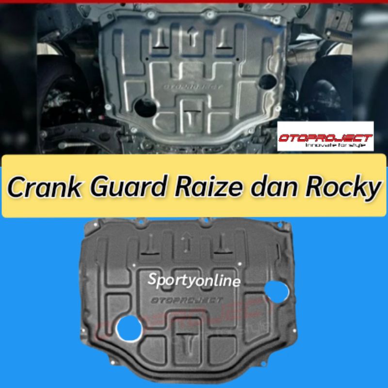 Jual crunk guard penutup bawah mesin raize dan rocky | Shopee Indonesia