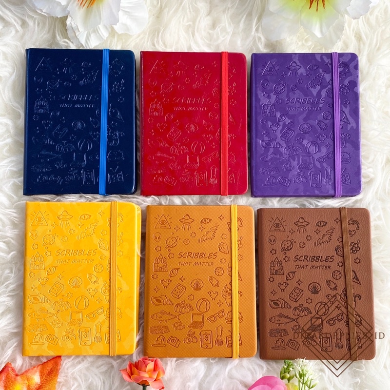 Jual Colourful Notebook | Notebook Kulit | Buku Agenda Kancing I Buku ...