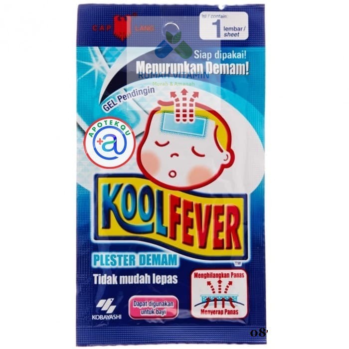 Jual Kool fever fever anak 1 pcs / plester kompres demam untuk anak | Shopee Indonesia