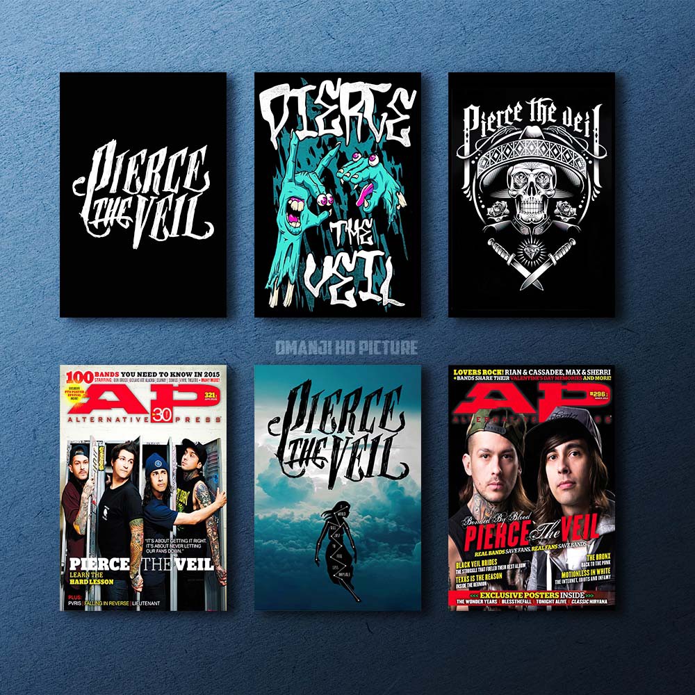 Jual DMANJI HD - Hiasan dinding band Pierce The Veil 20x30 / Poster ...