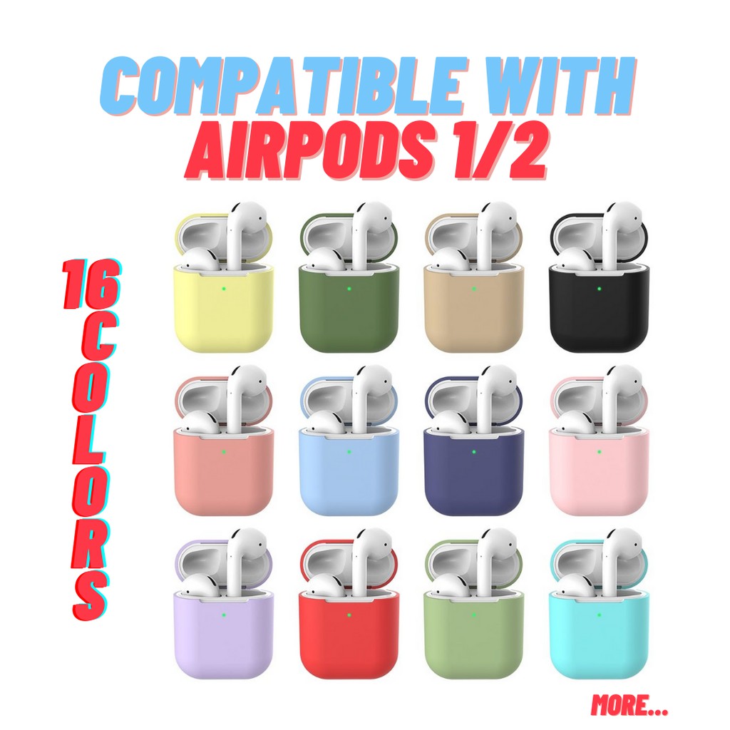 Jual SOFT CASE Airpods Gen 1 Gen 2 Polos Plain Simple i12 i11 Inpods 12 ...