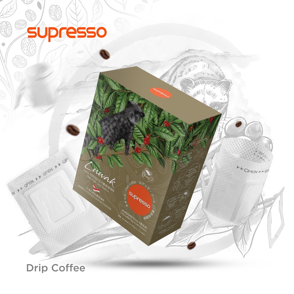 Jual Supresso Luwak Prestige Arabica Drip Coffee | Shopee Indonesia