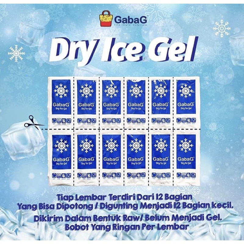 Jual Gabag Dry Ice Gel 1 Lembar | Shopee Indonesia