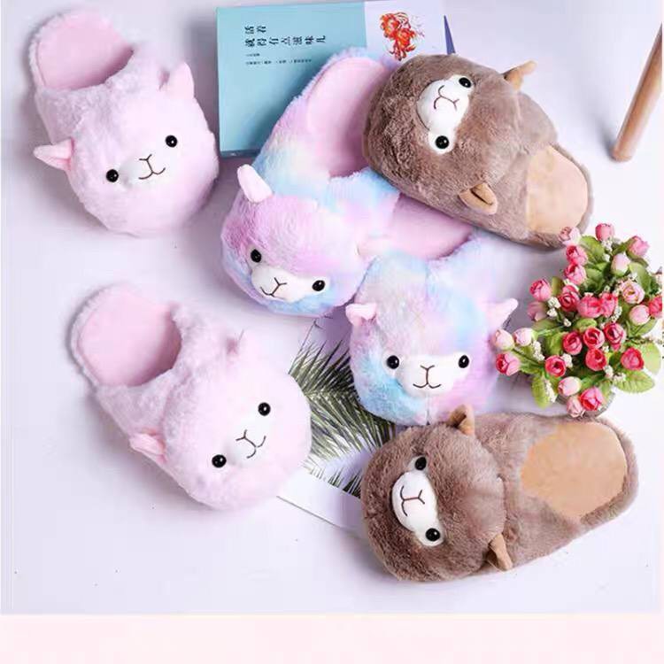 Jual SANDAL BONEKA ALPACASSO KAMBING SHEEP DOMBA GOAT SLIPPER SEPATU ...