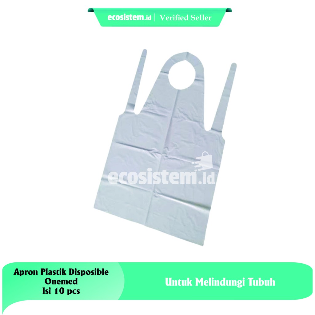 Jual Apron plastik disposible Onemed isi 10 pcs | Shopee Indonesia