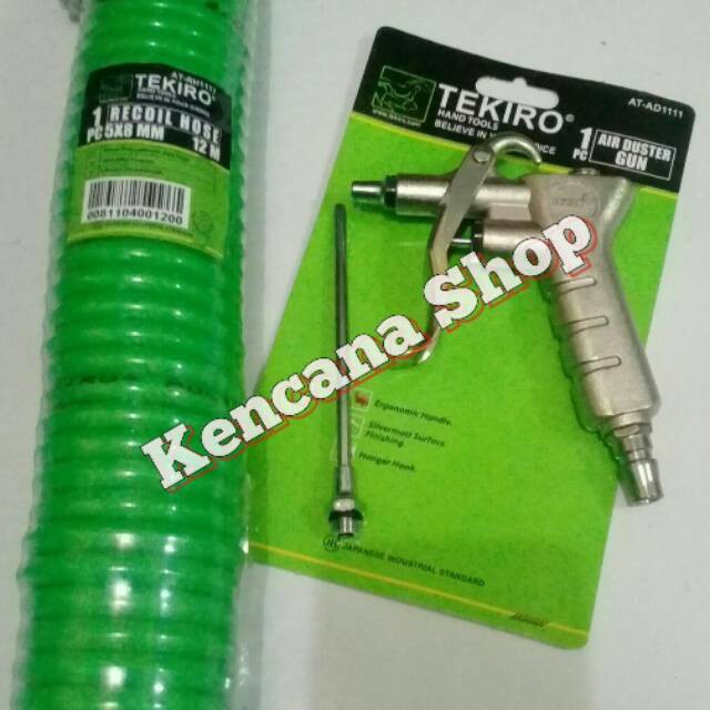 Jual Selang recoil tekiro 12 meter paket semprotan angin tekiro selang ...