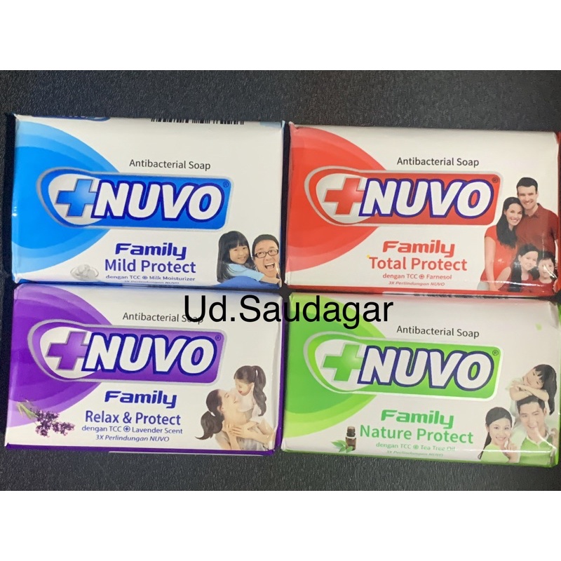 Jual Sabun Mandi Batang Nuvo Family Antibakterial 76Gr | Shopee Indonesia