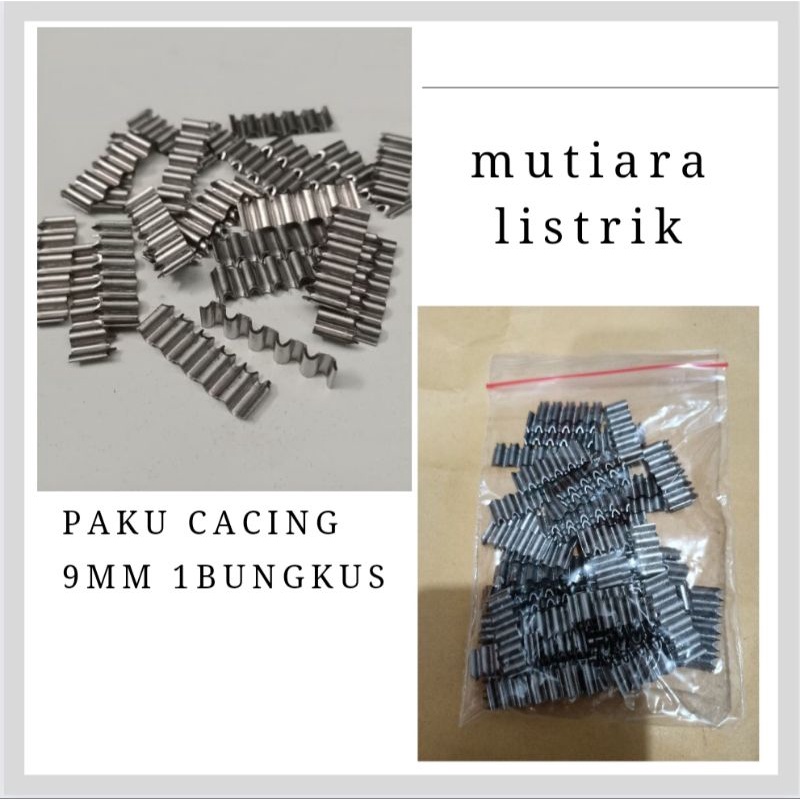 Jual Paku Cacing 9mm 1bungkus Paku Penyambung Kayu Papan Triplek pecah ...