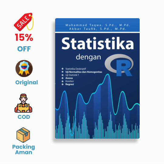 Jual Buku Statistika Deskriptif Normalitas Homogenitas Anova Korelasi Regresi Dengan R ...
