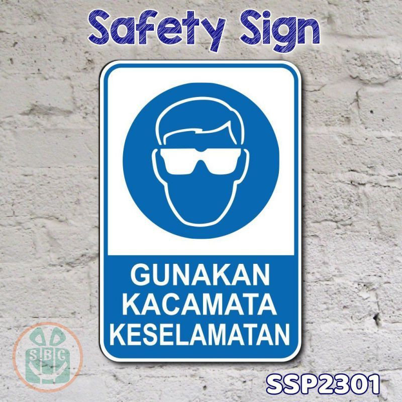 Jual Stokastik Safety Sign Label Rambu Petunjuk K3 EESH - Gunakan ...