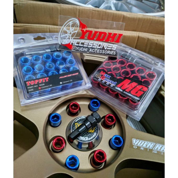 Jual Baud Roda kunci L warna baud roda variasi mur roda variasi drat 1. ...