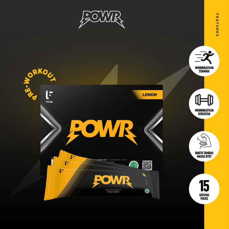Jual fitlife powr 15 sachet preworkout power | Shopee Indonesia
