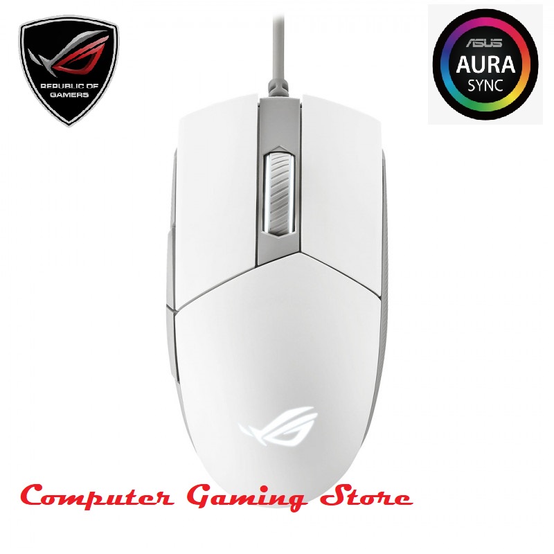 Jual ASUS ROG Strix Impact II Moonlight White Gaming Mouse ...