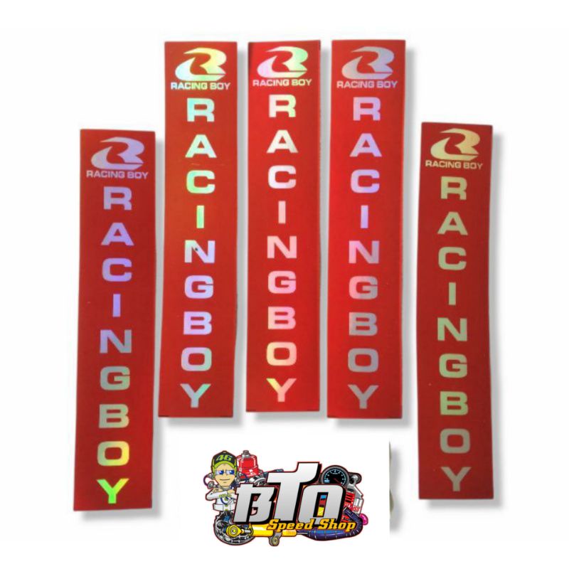 Jual Sticker rcb racing boy hologram sticker bottom rcb sticker shock ...