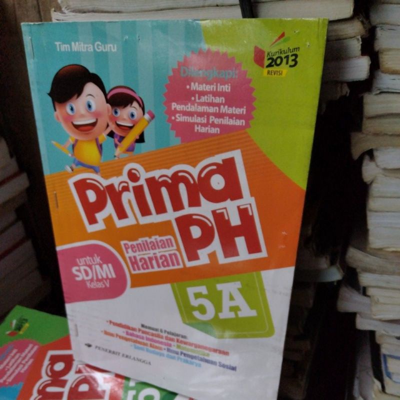 Jual BUKU PRIMA PH 5A KELAS 5 SD/V SD REVISI ERLANGGA | Shopee Indonesia