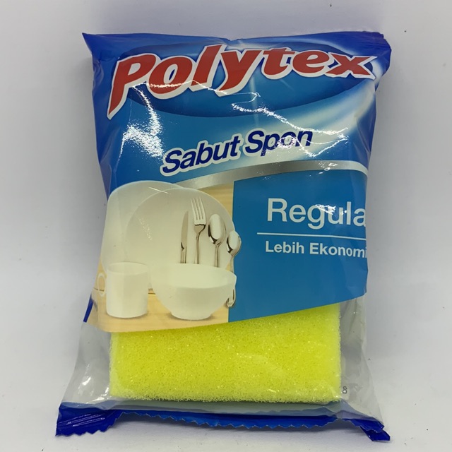 Jual Polytex Sabut Spon Cuci Piring REGULAR barcode 8992742370683 | Shopee Indonesia