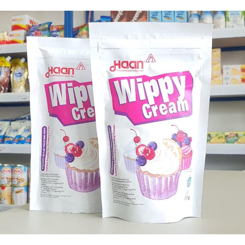 Jual Haan Whip Cream Pouch / Whipping Cream Haan Pouch 200Gr | Shopee Indonesia