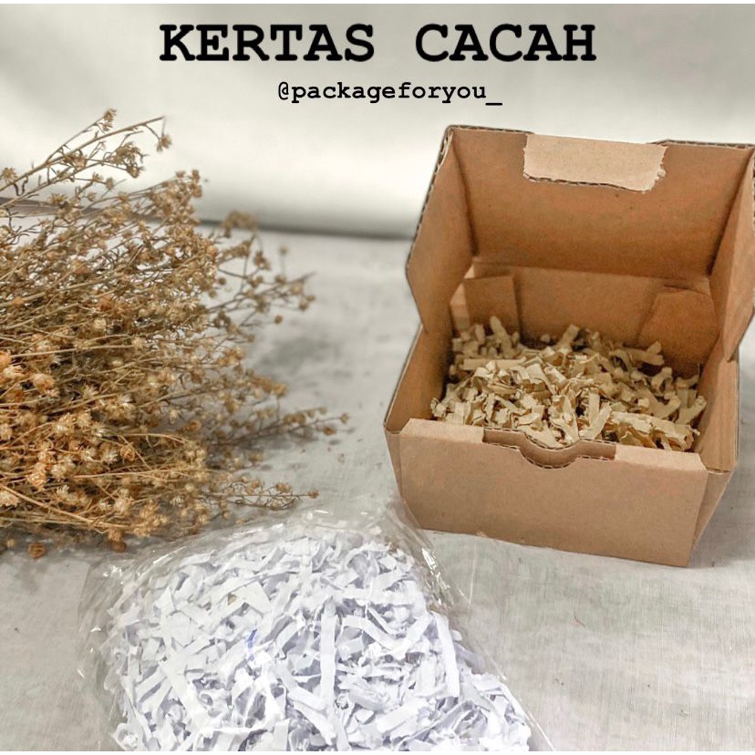 Jual KERTAS SERUT PACKING CACAH SHREDDED PAPER HAMPERS CRAFT KRAFT ...