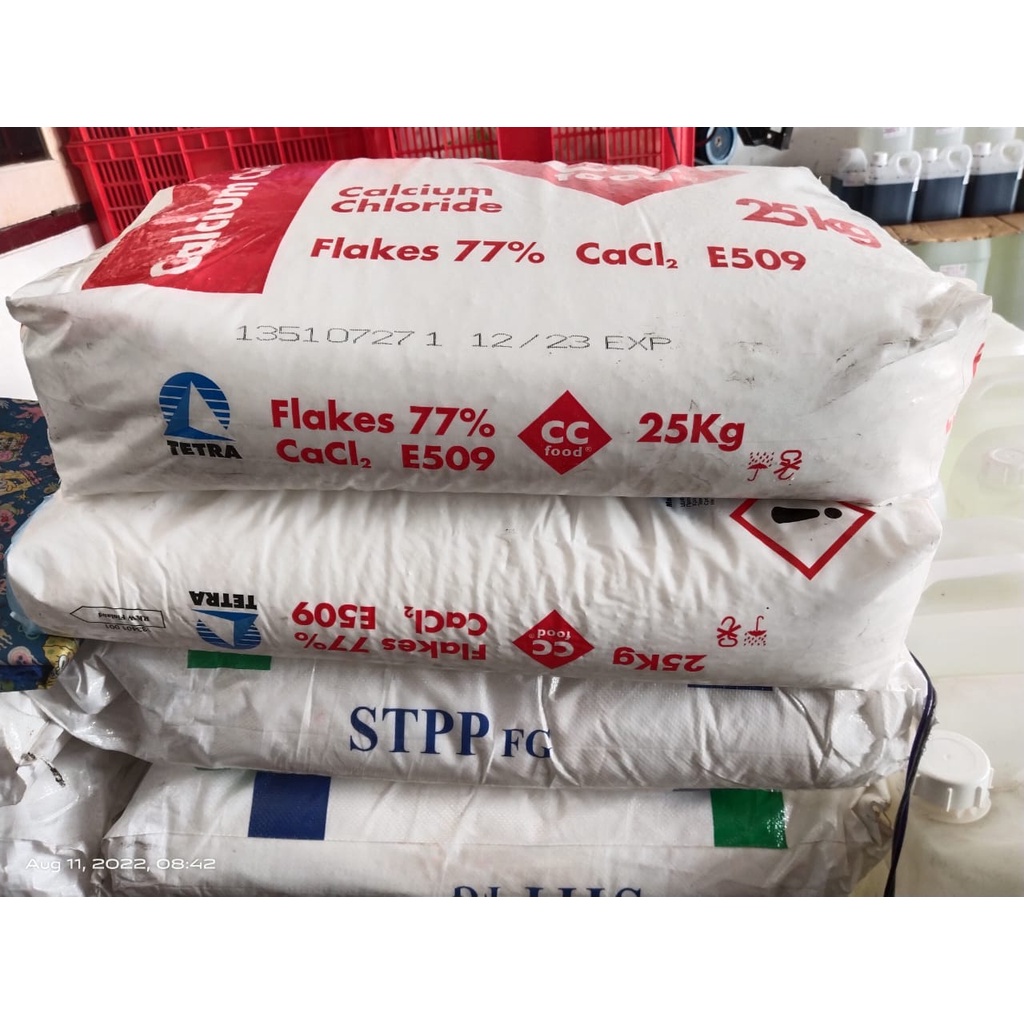 Jual Calcium Chloride / Kalsium Klorida / CaCl2 77% Food Grade (1kg ...