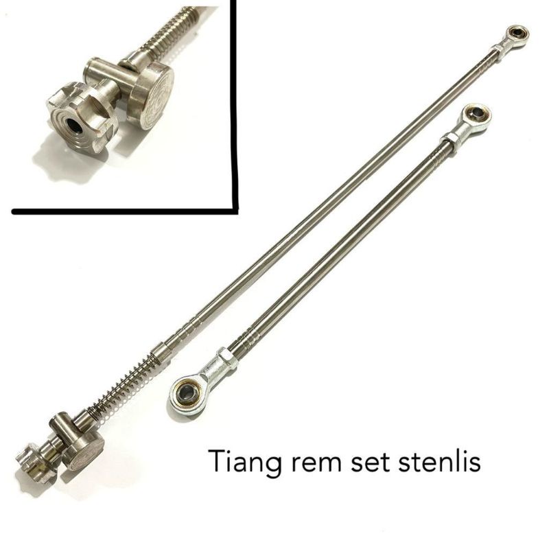 Jual STIK REM TUAS REM KAWAT REM BELAKANG STAINLESS STENLIS CB GL ...