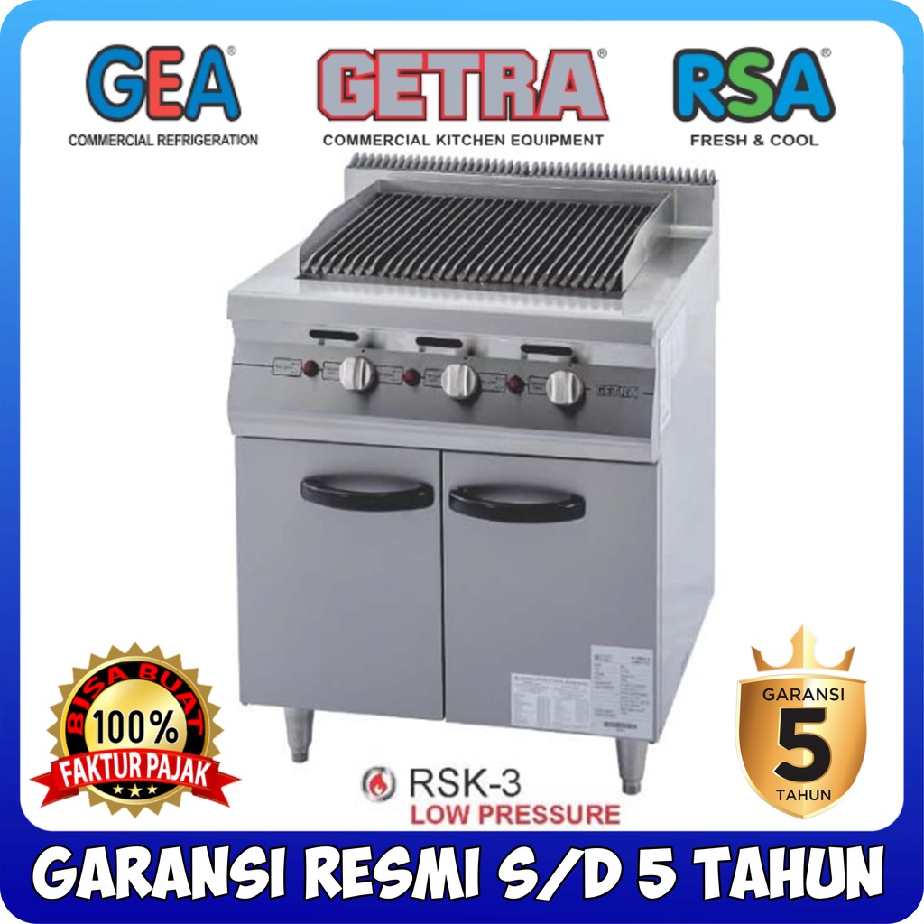 Jual RSK-3 GAS LAVA ROCK WITH CABINET GETRA GAS OPEN BURNER RSK3 ...