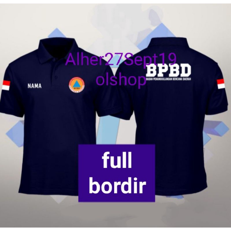Jual kaos BPBD baju BPBD kaos katun BPBD kaos kerah BPBD kaos polo BPBD ...