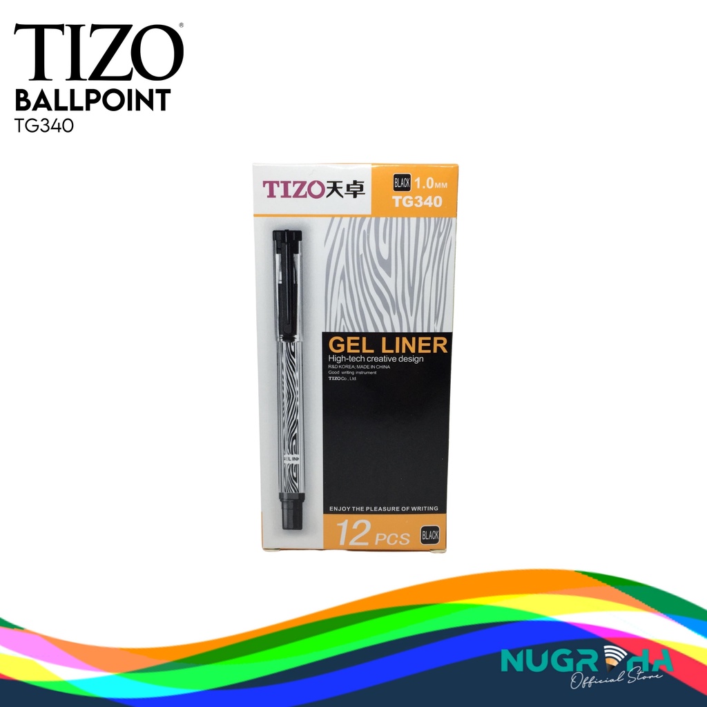 Jual TIZO BALLPOINT / PULPEN / PENA TG340 (1 LUSIN) | Shopee Indonesia