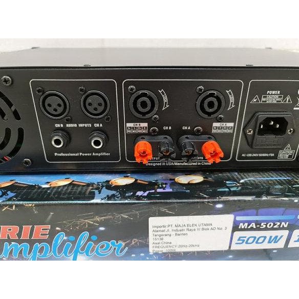 Jual promoo terbatas POWER AMPLIFIER MEGAVOX MA-2002 DESIGNED IN USA ...