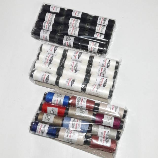 Jual (12 PCS) BENANG JAHIT TANGAN BESAR PERPACK 12PCS BUTTERFLY Kemasan ...