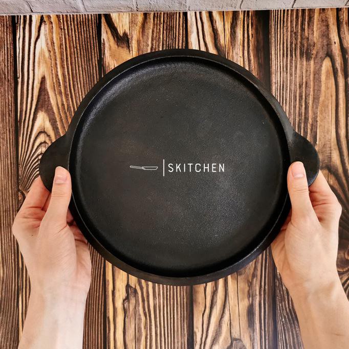 Jual Palermo Pan (SMALL) by SKITCHEN /Premium Cast Iron Pan/ Wajan Besi ...