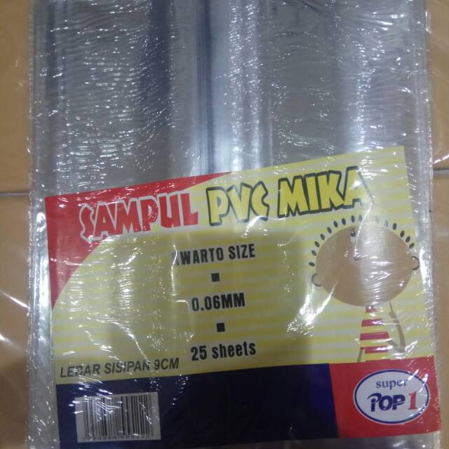 Jual Sampul mika pvc sisipan 9cm ukuran kuarto | Shopee Indonesia