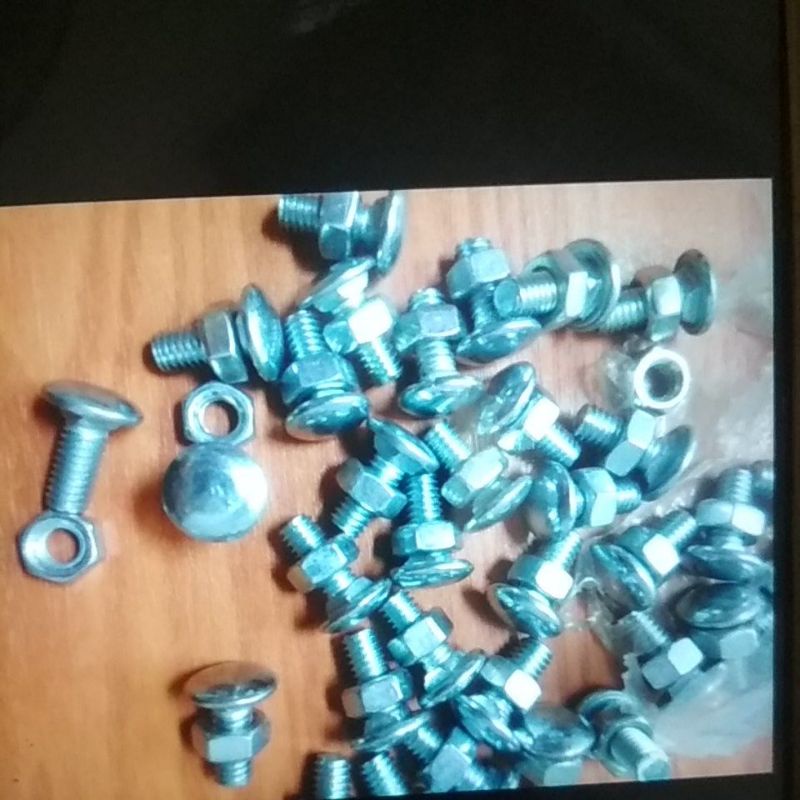 Jual Baut Mur Galvanized M8 untuk tray satuan | Shopee Indonesia