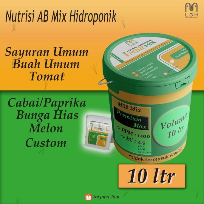Jual Nutrisi AB Mix/Pupuk Hidroponik M32 Mix [Premium] Pekatan 10ltr ...