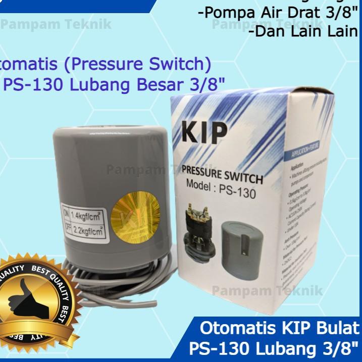 Jual OTOMATIS / PRESSURE SWITCH KIP 3/8" PS-130 Lubang Besar Pompa Air ...