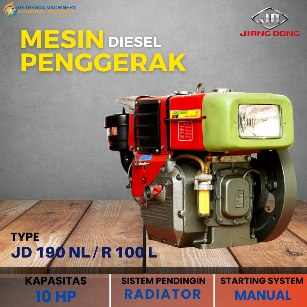 Jual JIANGDONG Diesel Engine JD 190 NL 10hp Mesin Penggerak 10 hp / 10pk | Shopee Indonesia